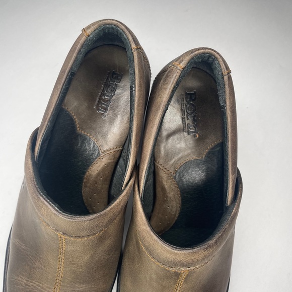 Born | Shoes | Born Kinney Loafers Slip On Brown Leather Shoes Size 7 ...